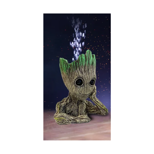 Air Operated Groot Leaning Ornament | Hollywood Fish Farm Online