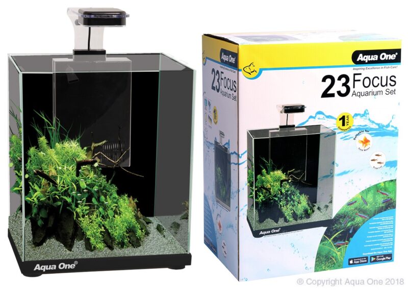 Aqua One Focus 23 Black | Hollywood Fish Farm Online
